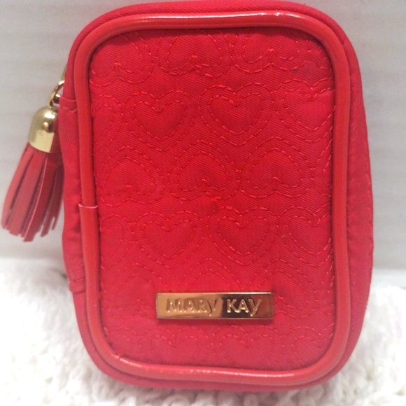 Mary Kay | Bags | Mary Kay Red Heart Small Zipper Pouch | Poshmark